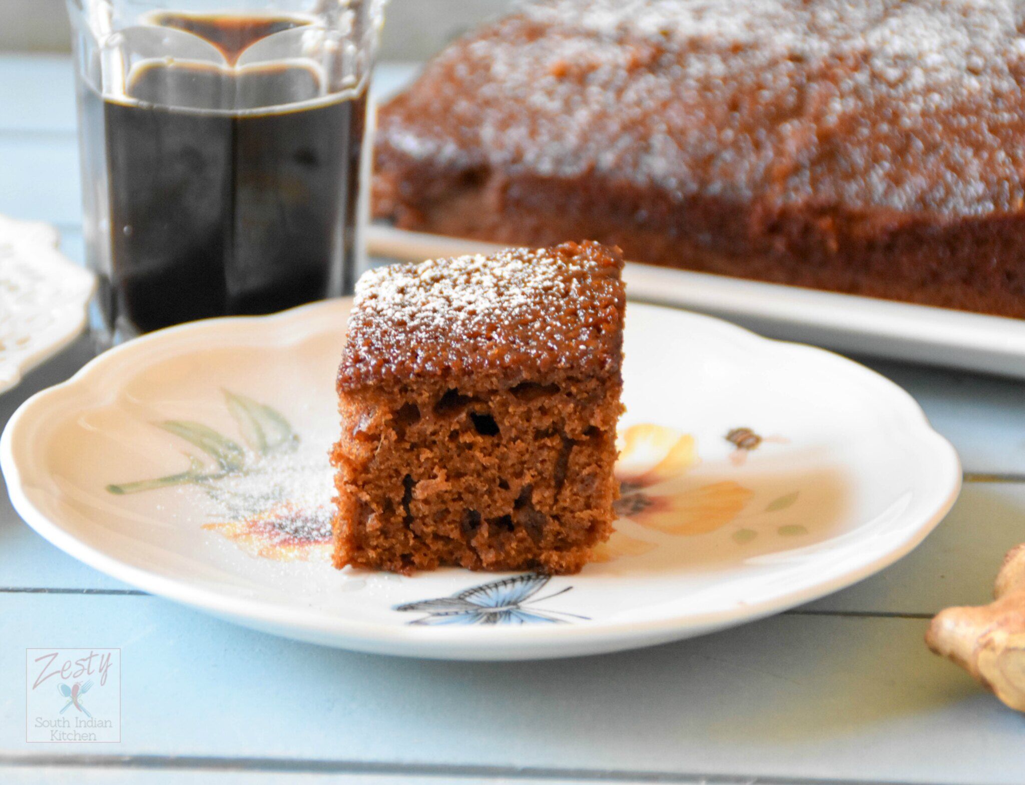 Guinness Stout Gingerbread cake - Zesty South Indian Kitchen