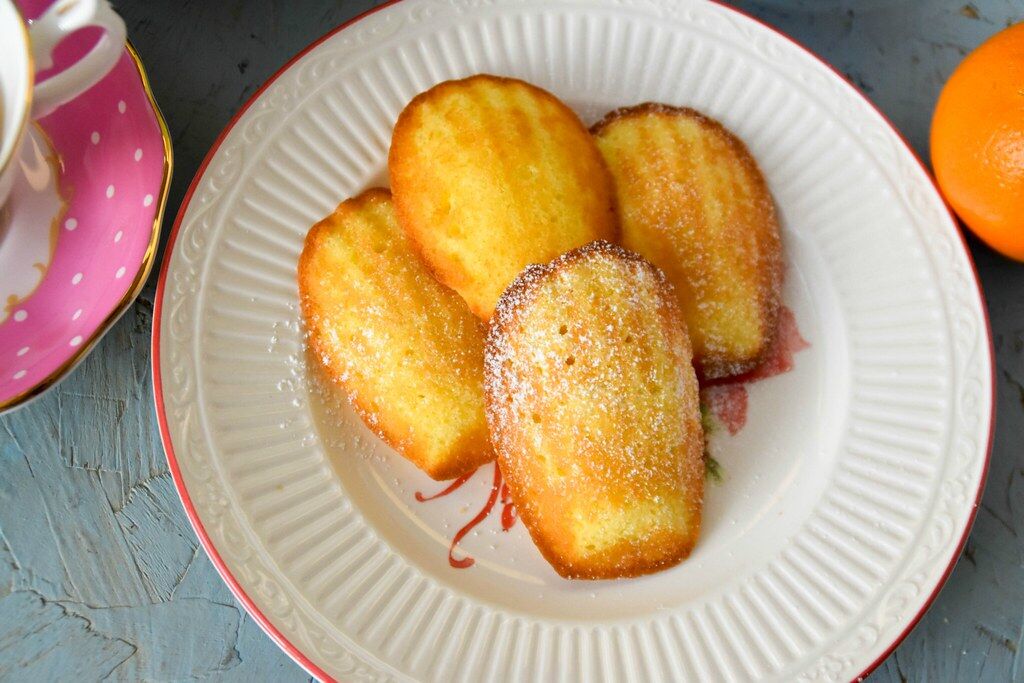 Orange Madeleines - Zesty South Indian Kitchen