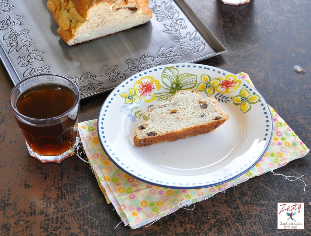 Vánočka : A Christmas bread - Zesty South Indian Kitchen