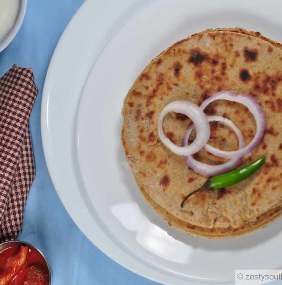 Rajgira aloo roti: Amaranth and potato flat bread - Zesty South Indian ...