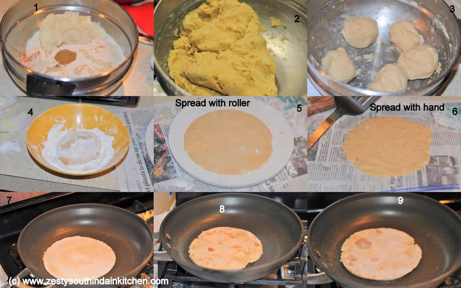 Rajgira aloo roti: Amaranth and potato flat bread - Zesty South Indian ...