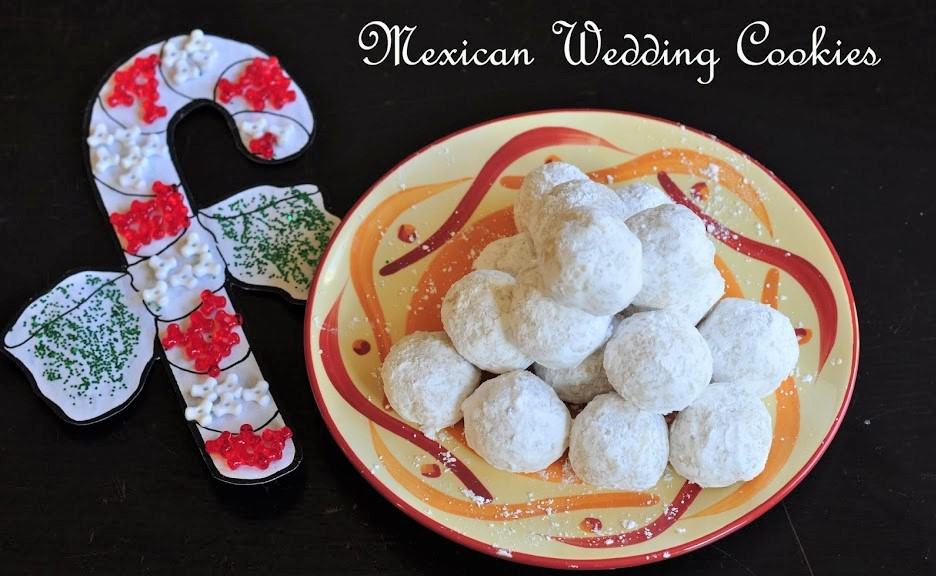Mexican wedding cookies/ Snowball cookies - Zesty South Indian Kitchen