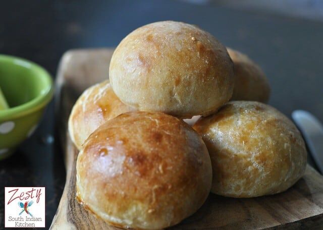 20 Homemade Dinner Rolls with or without Sourodugh - Zesty South Indian ...