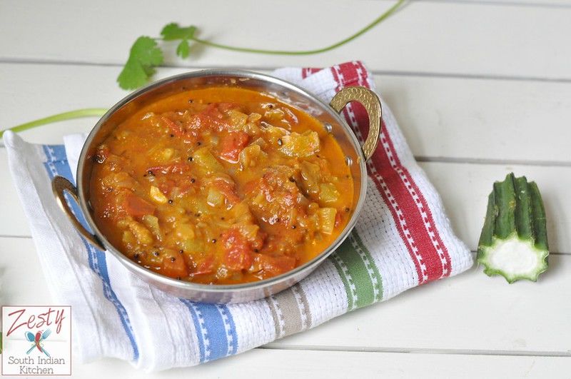 Peechinga curry/ Ridge gourd Curry - Zesty South Indian Kitchen