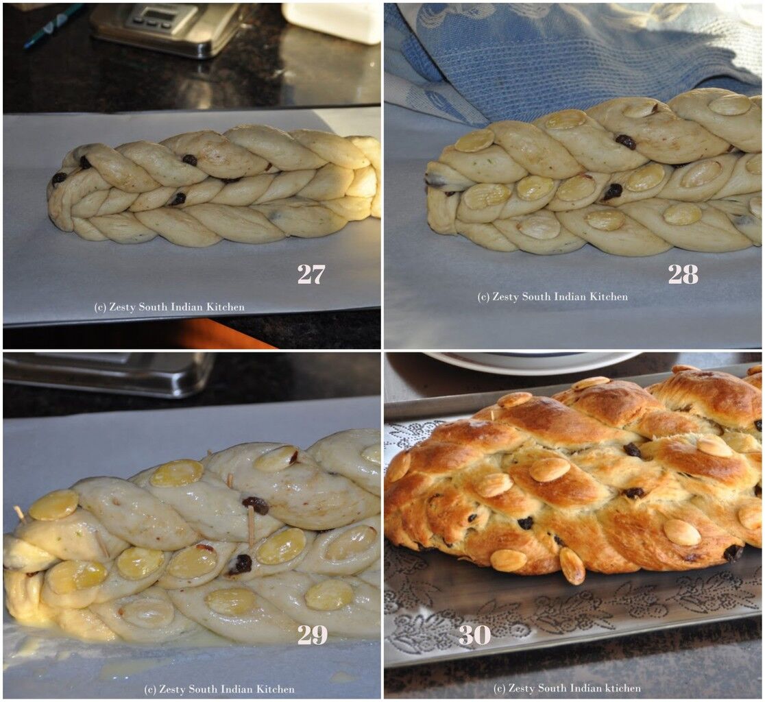 Vánočka : A Christmas bread - Zesty South Indian Kitchen
