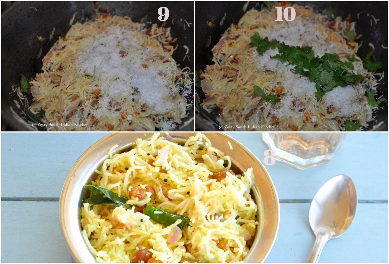 Akki Shavige uppitu/ Rice vermicelli upma