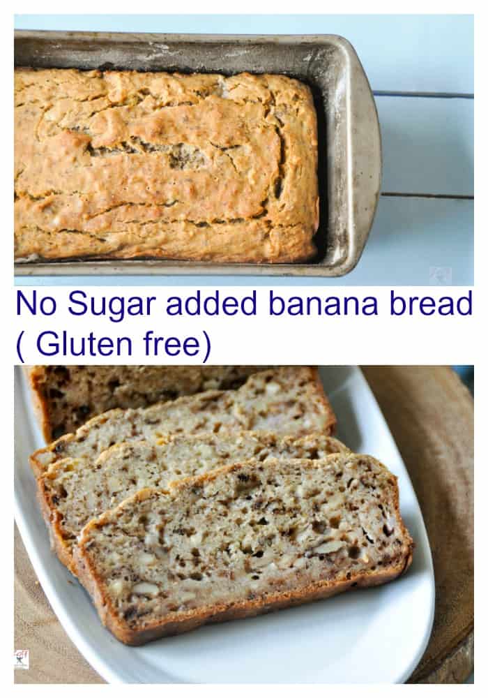 No Sugar Added Banana Bread Zesty South Indian Kitchen