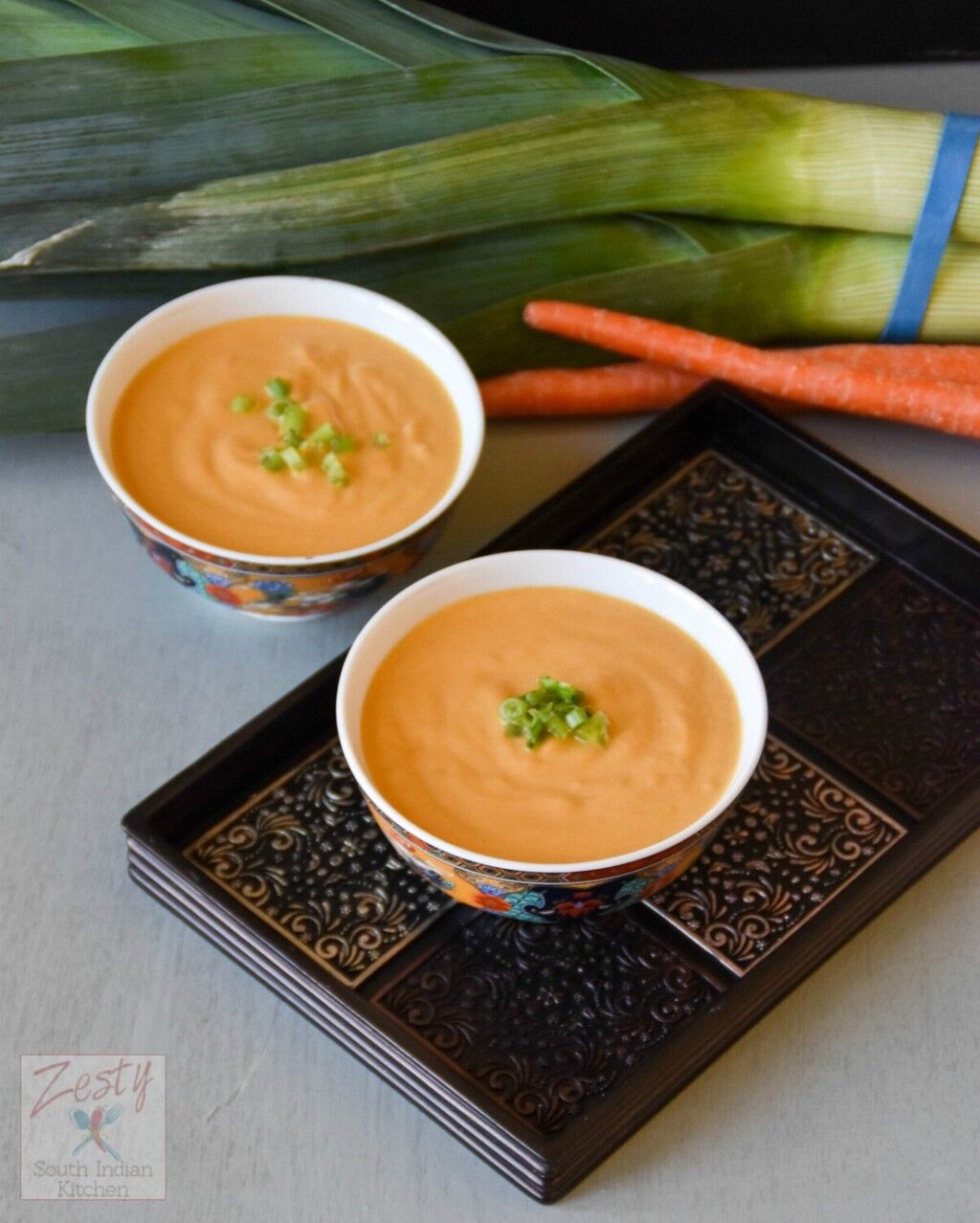 Simple Vegetable Potage - Zesty South Indian Kitchen