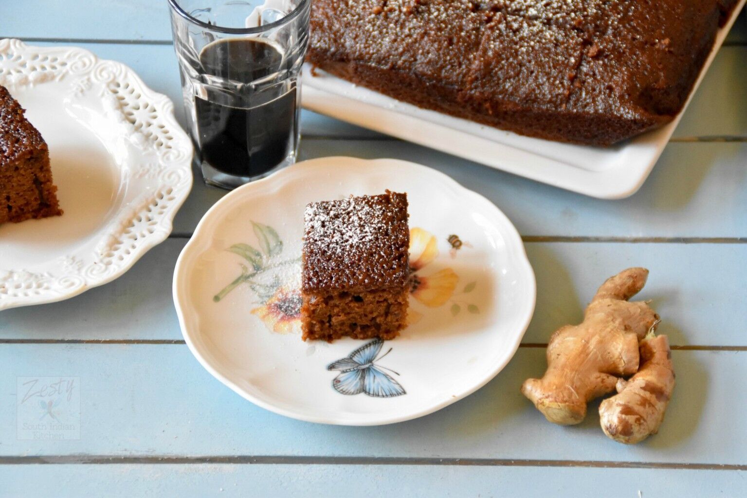 Guinness Stout Gingerbread cake - Zesty South Indian Kitchen