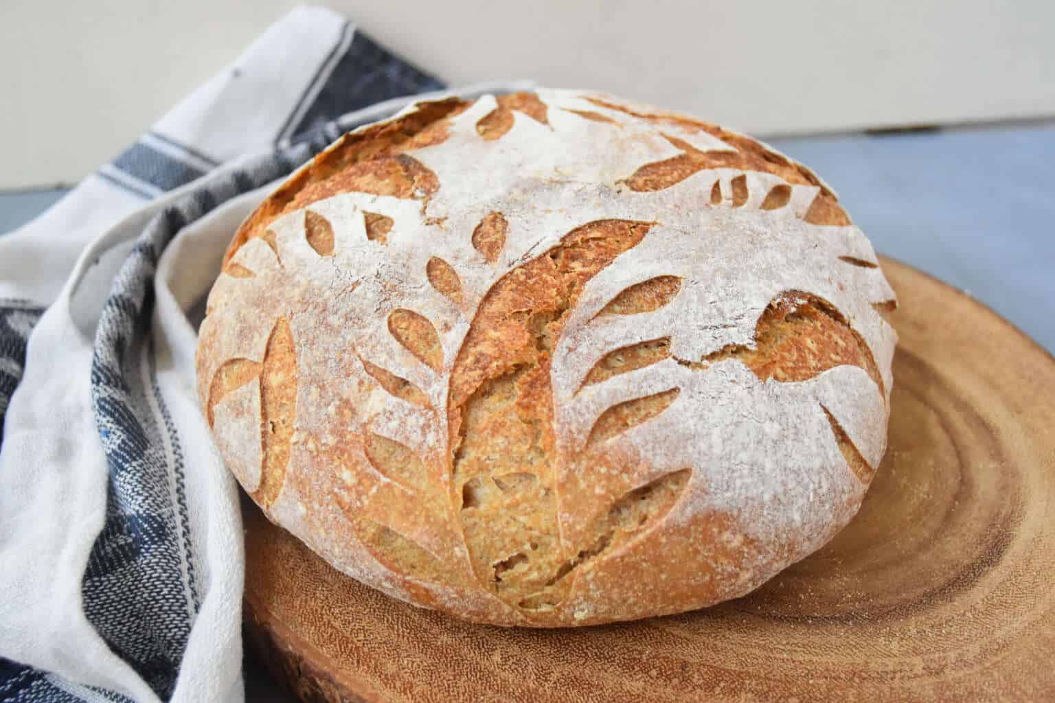 Spelt and Rye Sourdough bread - Zesty South Indian Kitchen