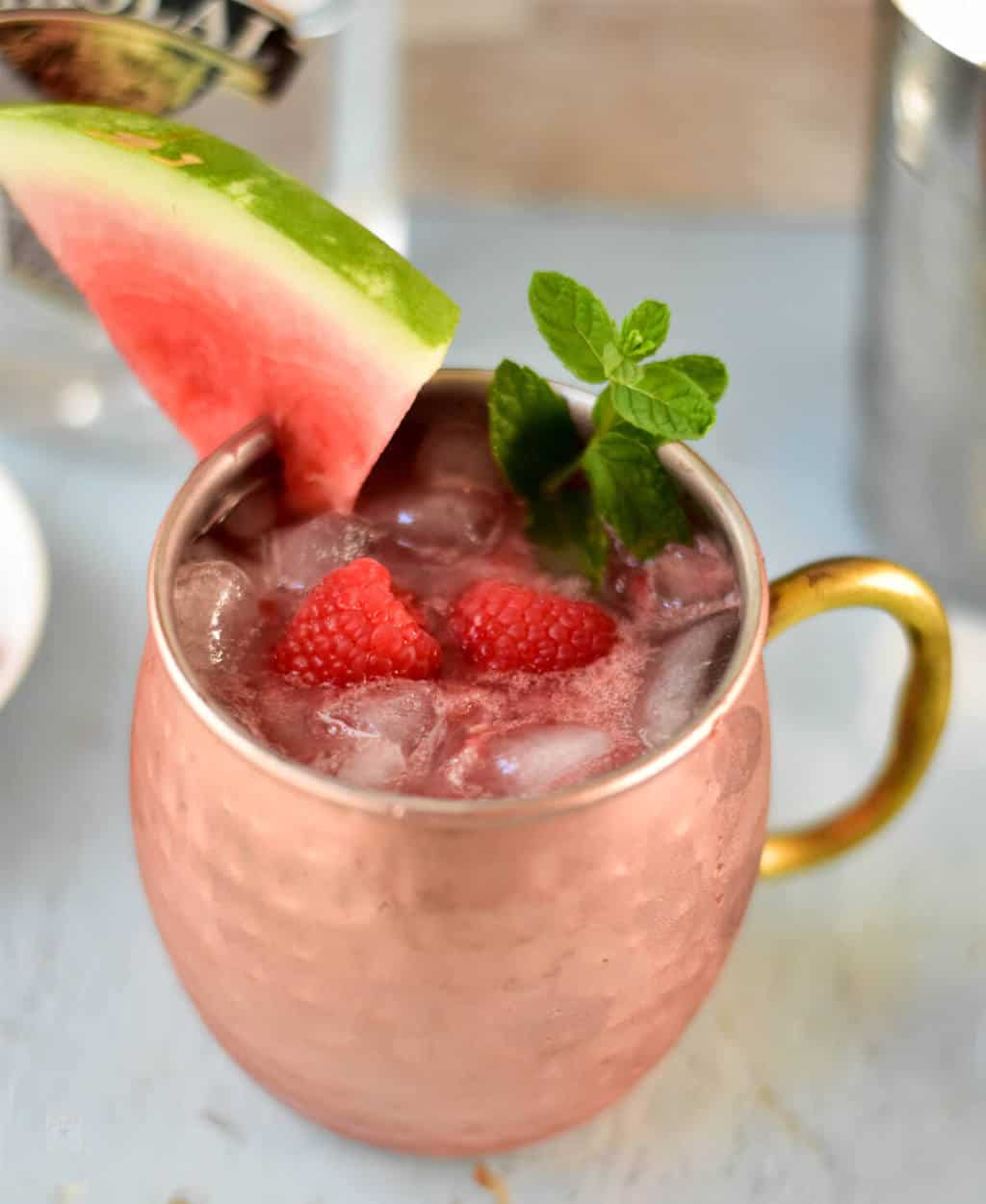 Watermelon Moscow Mule - Zesty South Indian Kitchen