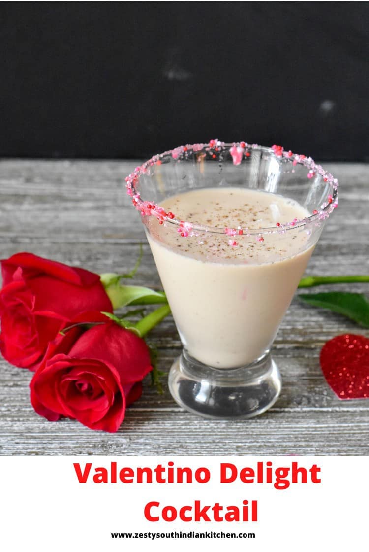 Valentino Delight Cocktail - Zesty South Indian Kitchen