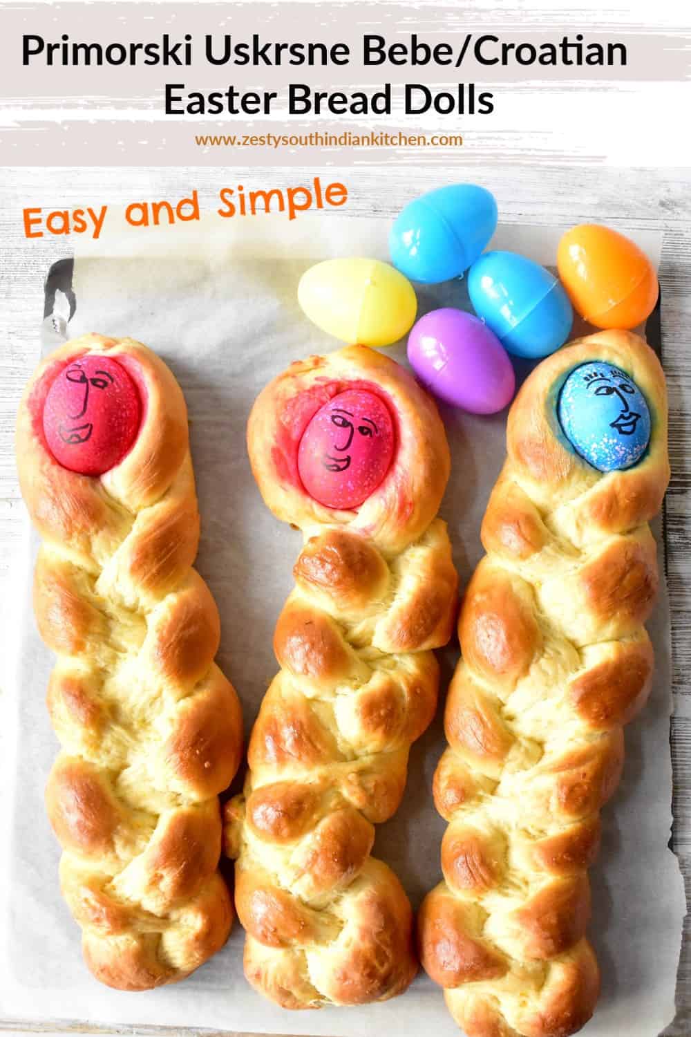 Primorski Uskrsne Bebe/Croatian Easter Bread Dolls - Zesty South Indian ...
