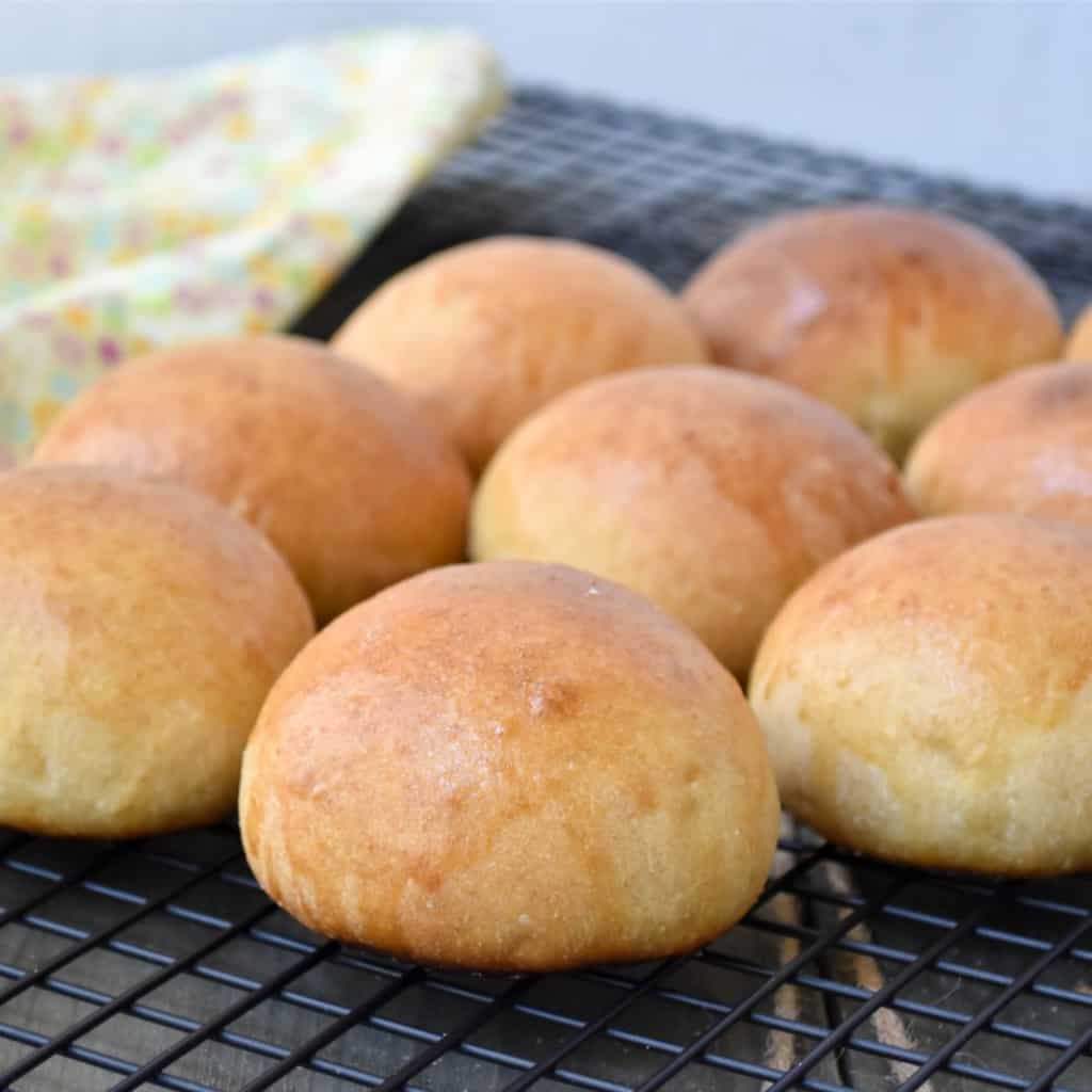 Sourdough Cornmeal Dinner Rolls - Zesty South Indian Kitchen