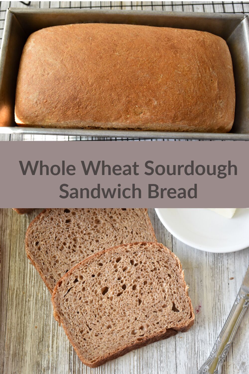Whole Wheat Sourdough Sandwich Bread - Zesty South Indian Kitchen