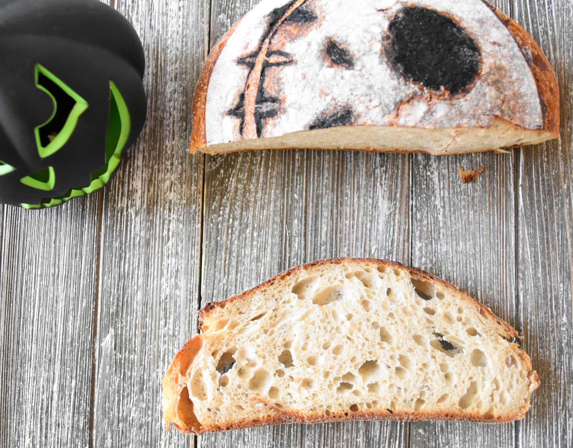 Jack Skellington Sourdough Bread - Zesty South Indian Kitchen