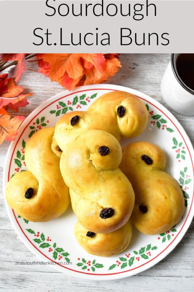 Sourdough St. Lucia Buns - Zesty South Indian Kitchen