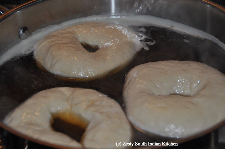 Bagels for baking partners challenge - Zesty South Indian Kitchen