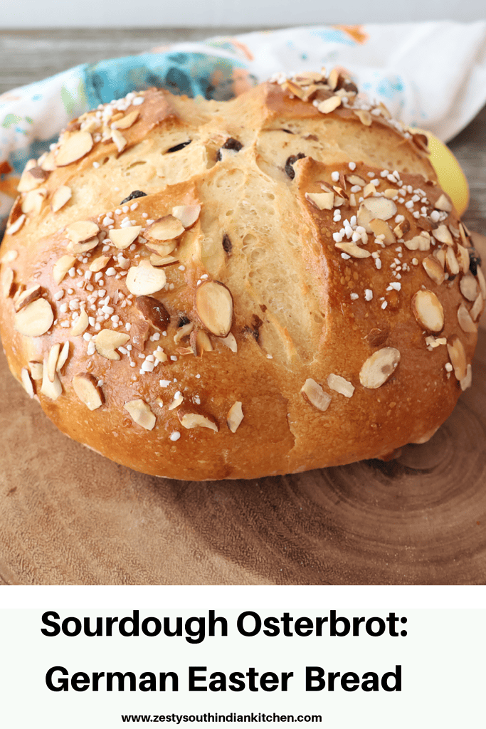 Sourdough Osterbrot: German Easter Bread - Zesty South Indian Kitchen