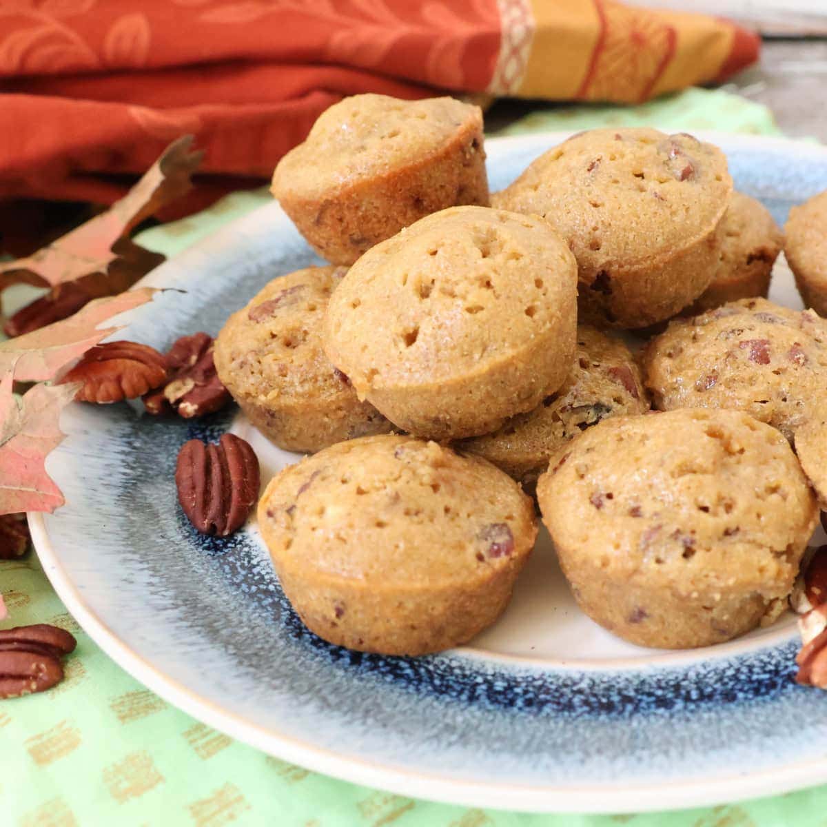 Sourdough Pecan Pie Muffins - Zesty South Indian Kitchen