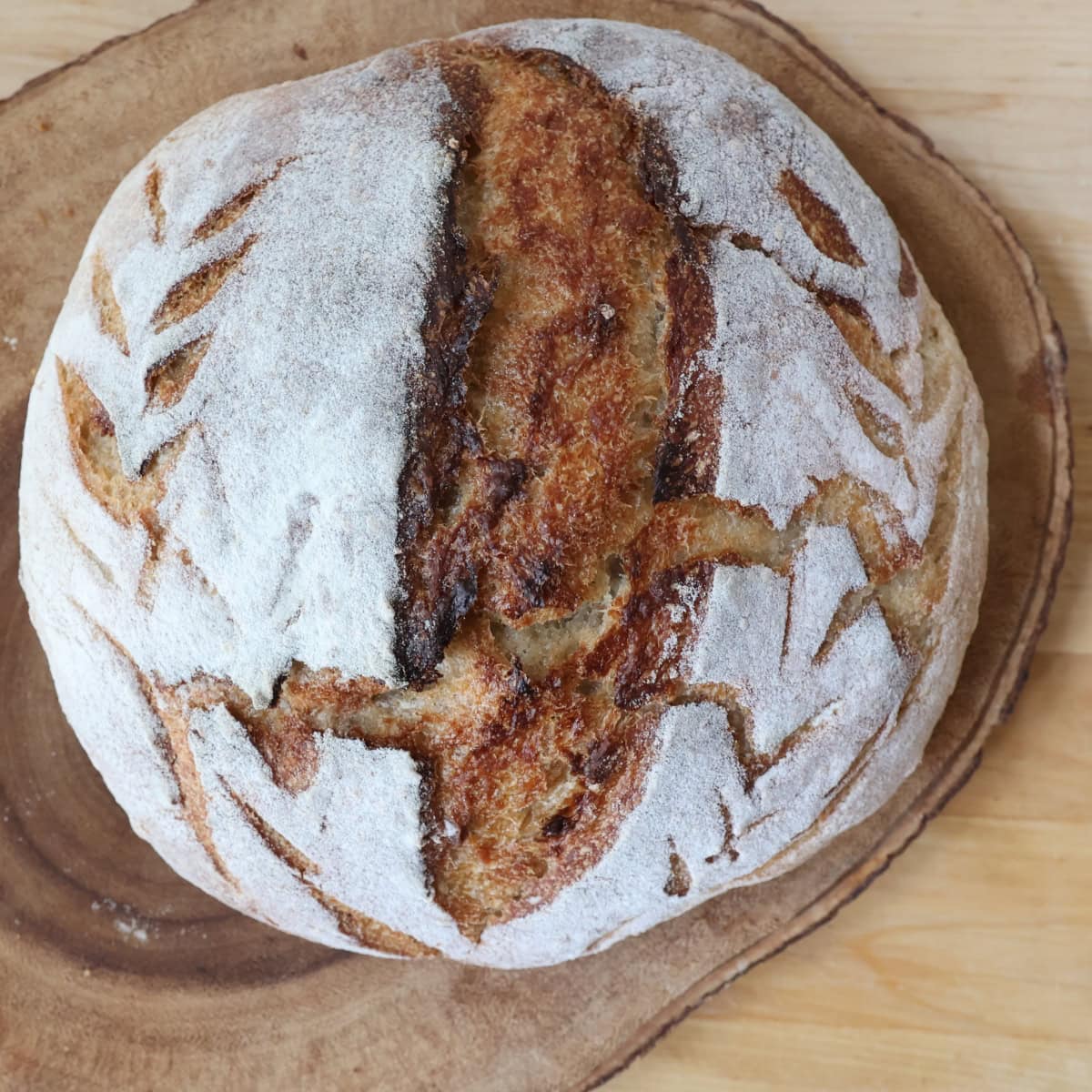 Pain de Campagne (French country bread) - Zesty South Indian Kitchen