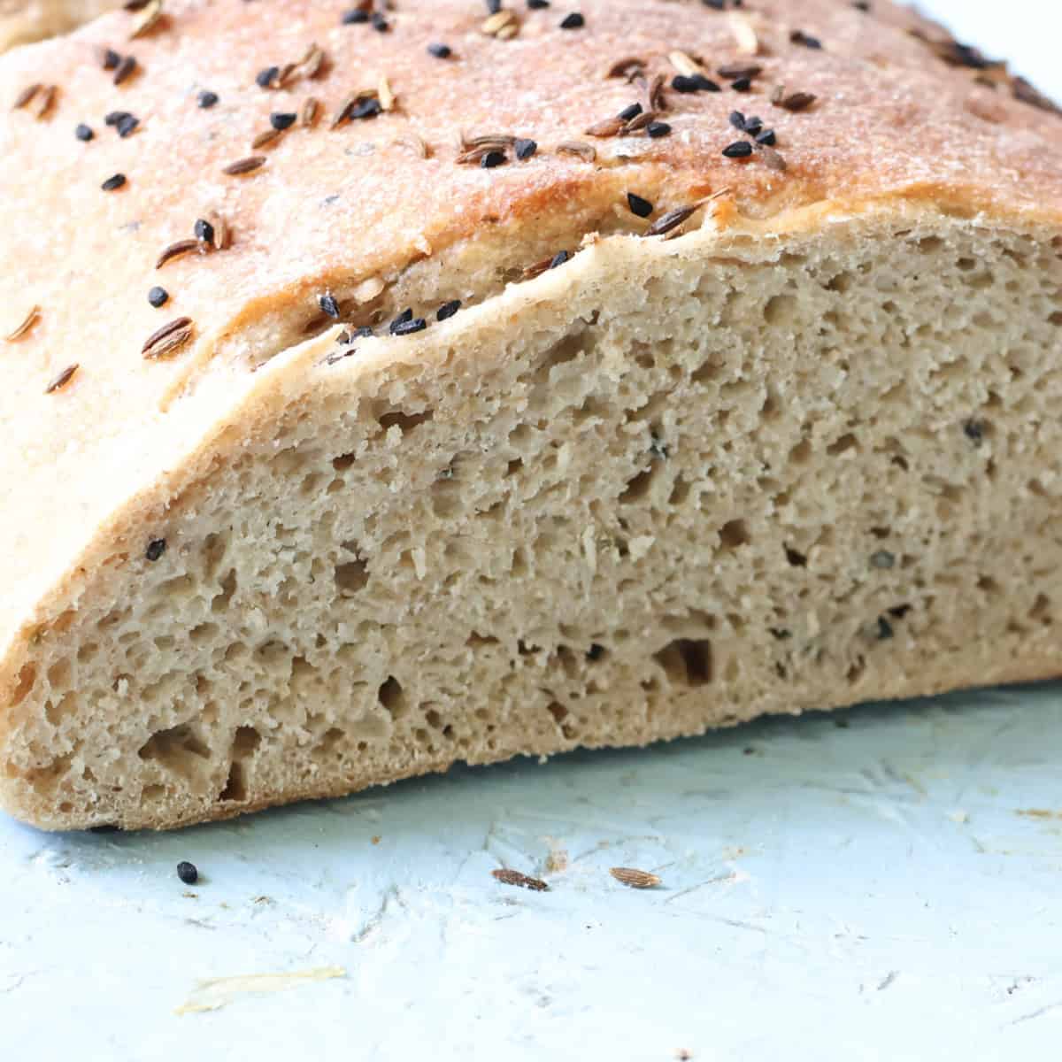 Sourdough Jewish Rye Bread - Zesty South Indian Kitchen