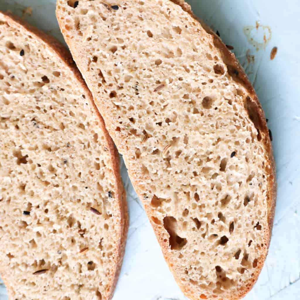 Sourdough Jewish Rye Bread - Zesty South Indian Kitchen